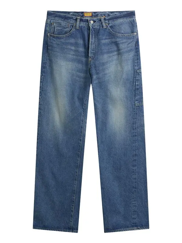 HUMAN MADE Straight Leg Selvedge Future Denim Jeans - Indigo