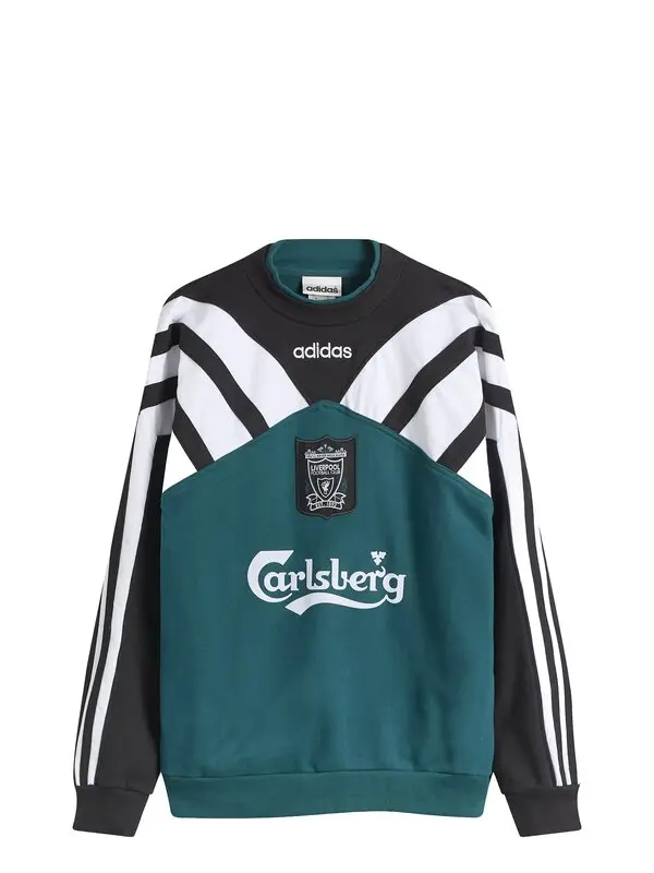 Adidas Liverpool Fc 95' Crew Sweatshirt - Rich Green/black