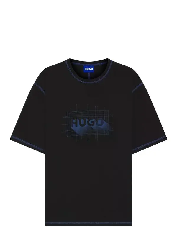 Hugo Logo-print T-shirt - Black