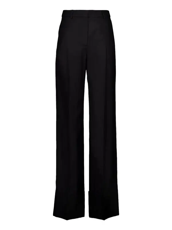 Valentino Garavani Tailored Wide-leg Trousers - Black