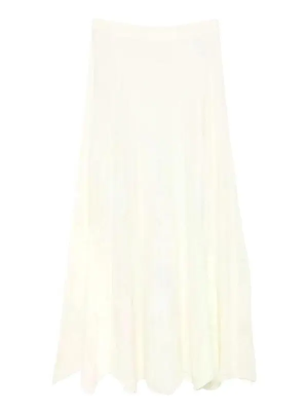 Ba&sh Serta Openwork Midi Skirt - Neutrals