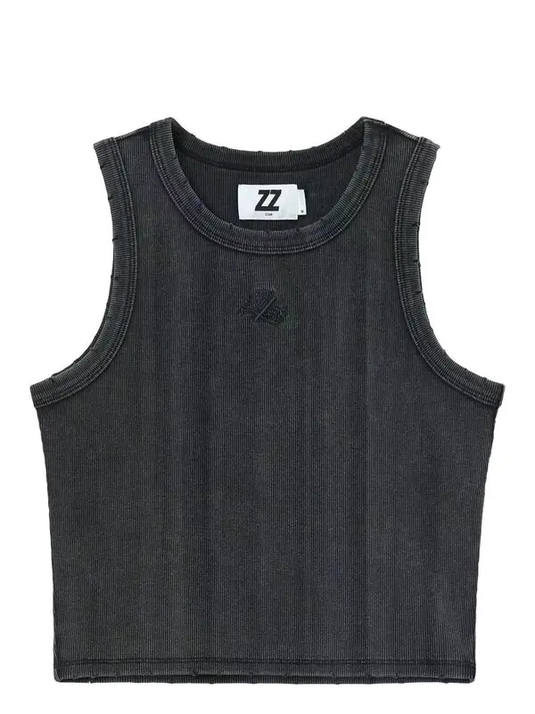 Izzue Ribbed Tank - Grey