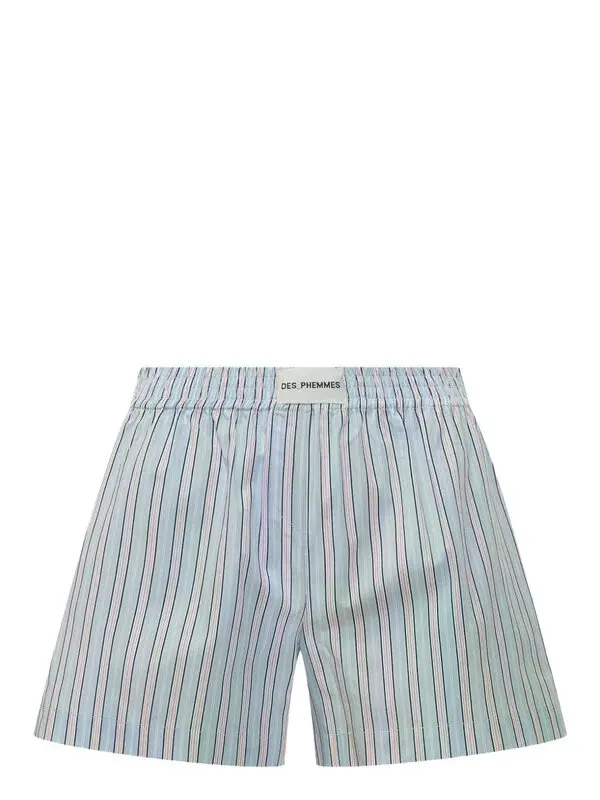DES_PHEMMES Striped Boxer Shorts - Blue