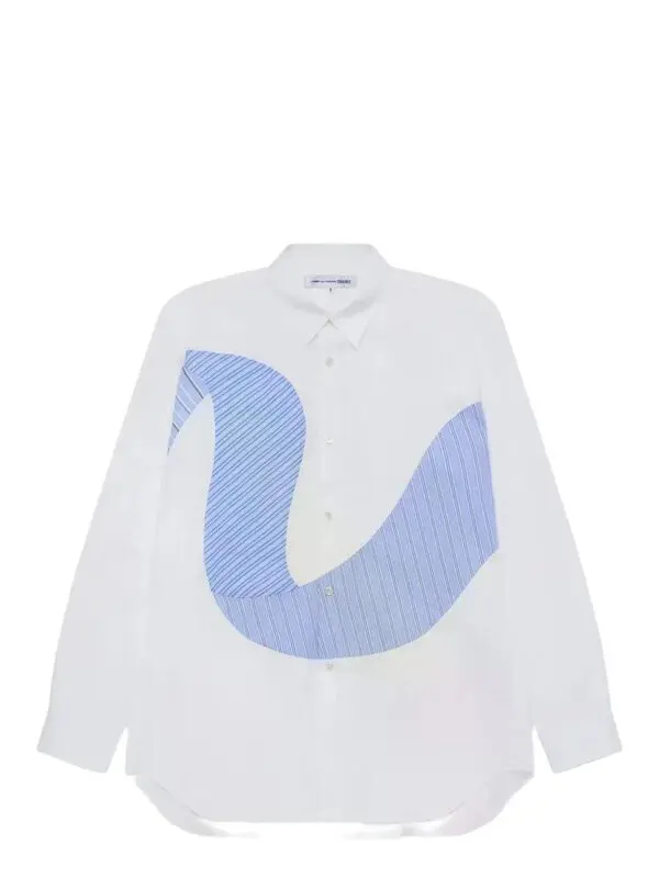 Comme Des Garçons Panelled Shirt - White