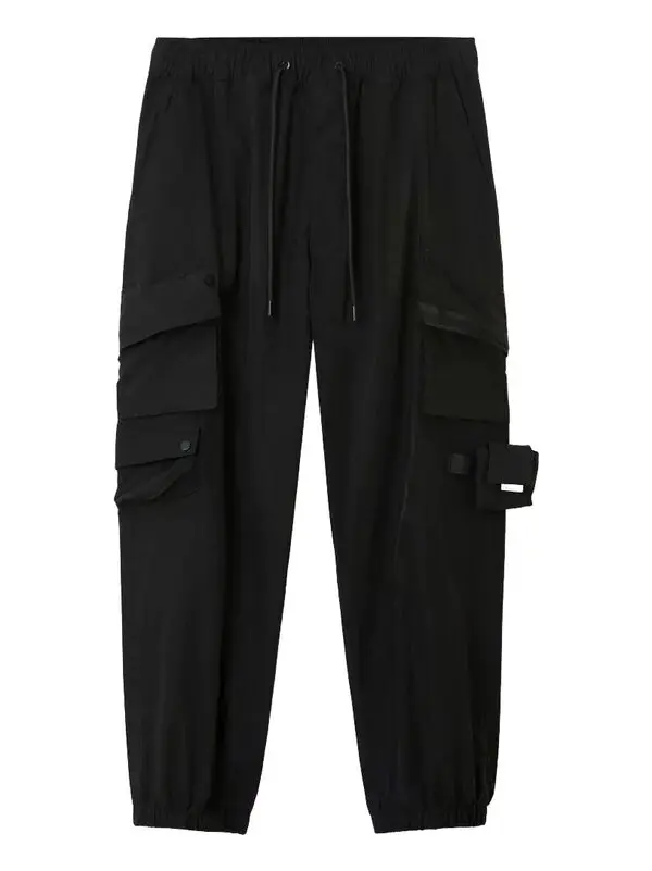 MUSIUM DIV. Drawstring-fastening Cargo Trousers - Black