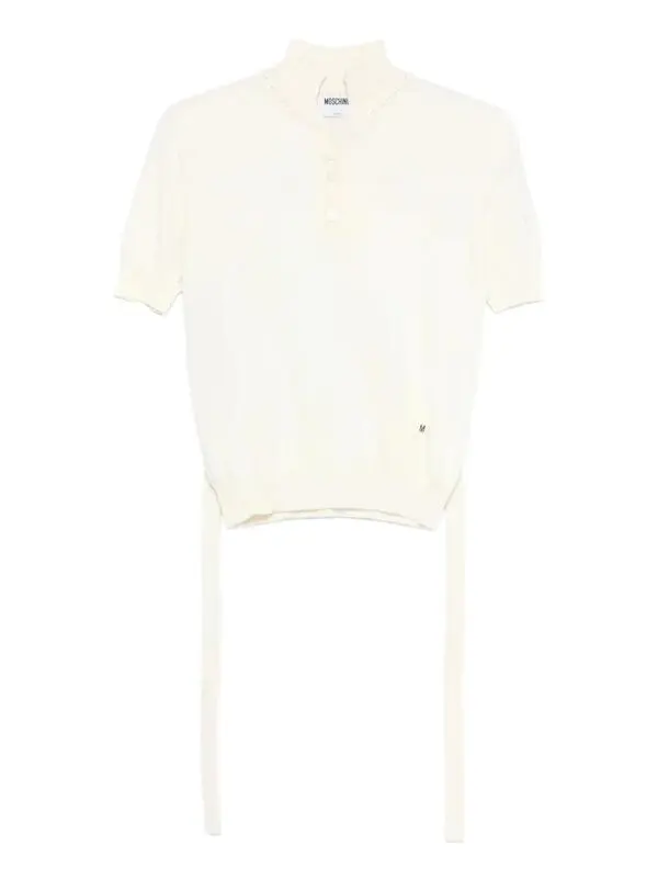 Moschino Button Knitwear - Neutrals