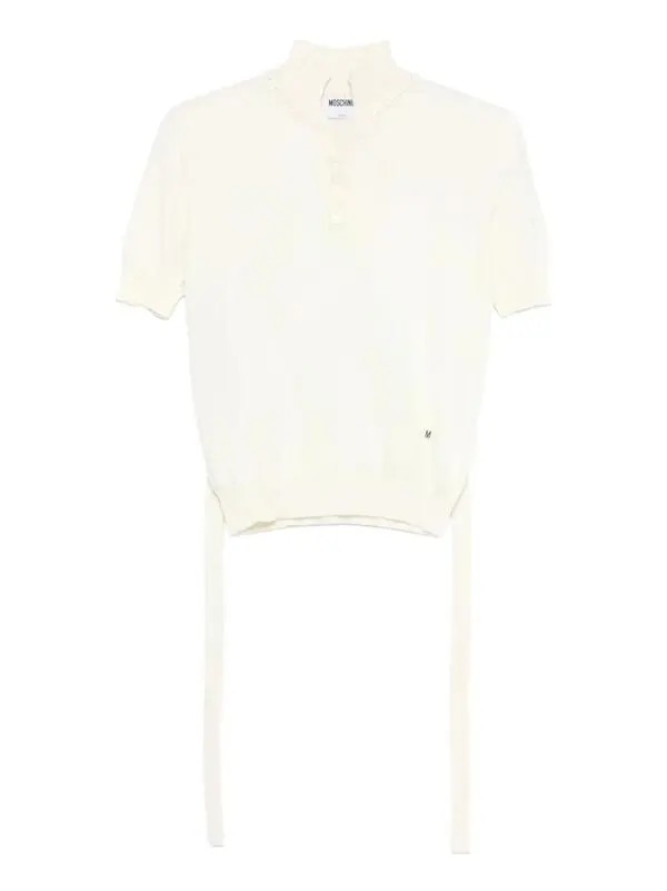 Moschino Button Knitwear - Neutrals