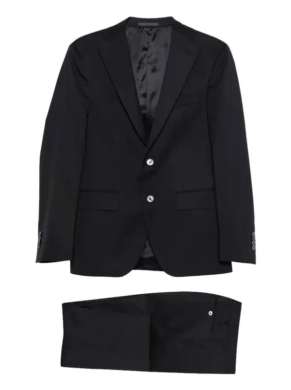 CENERE GB Buttoned Suit - Blue