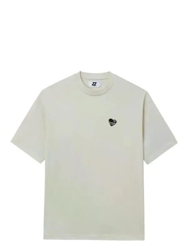 Izzue Heart-motif T-shirt - Neutrals