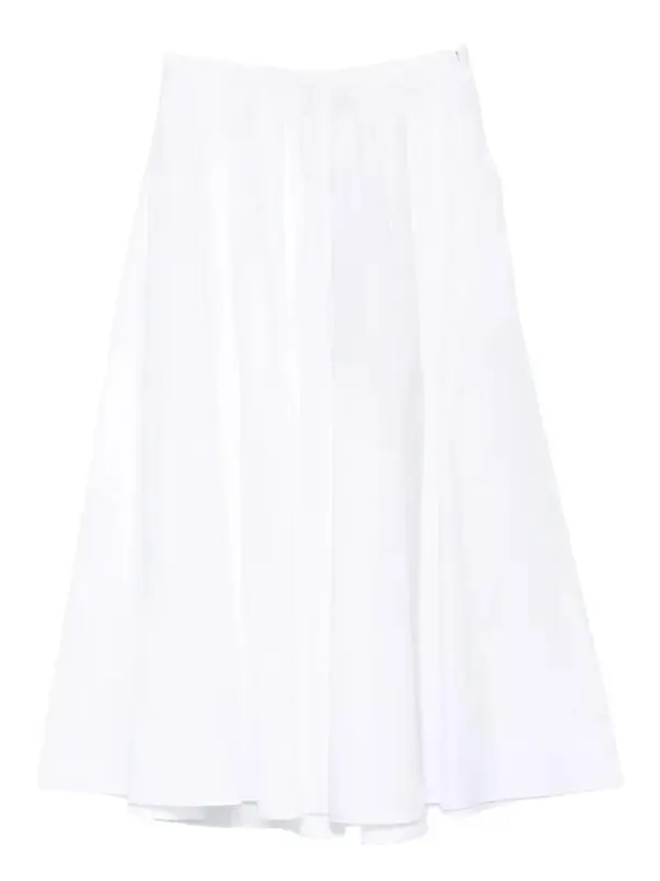 Aspesi Cotton Midi Skirt - White