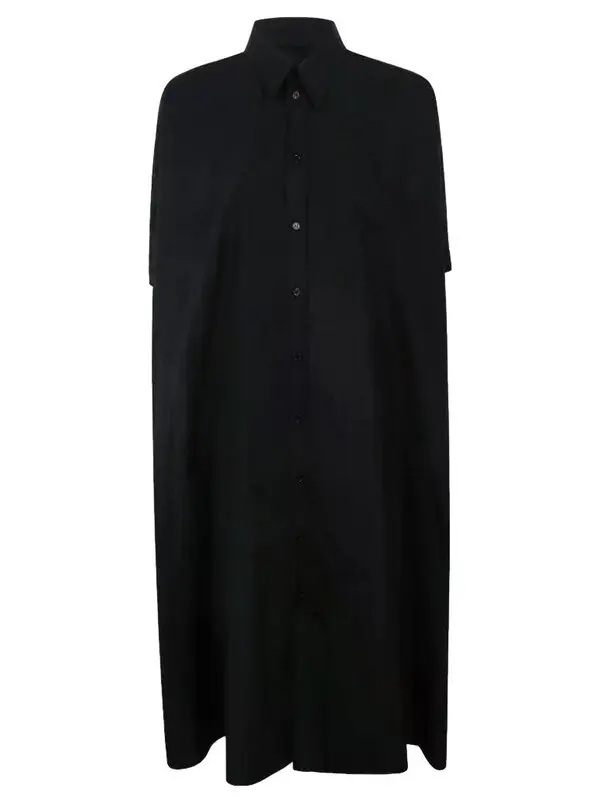MAISON MARGIELA Buttoned Midi Dress - Black