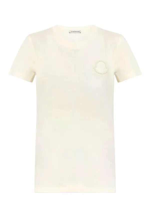 Moncler Logo-detail T-shirt - Neutrals