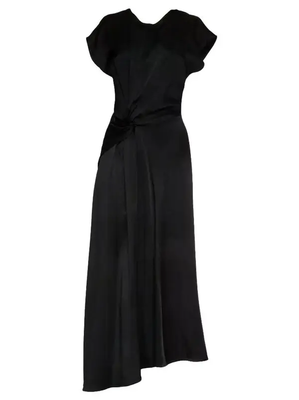 Victoria Beckham Aria Midi Dress - Black