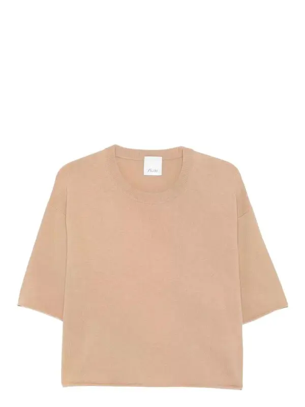 ALLUDE Cashmere Top - Neutrals