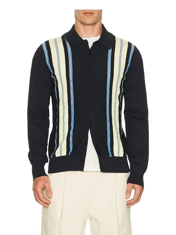 Guest In Residence Baja Plaza Shirt In . Also - Blue