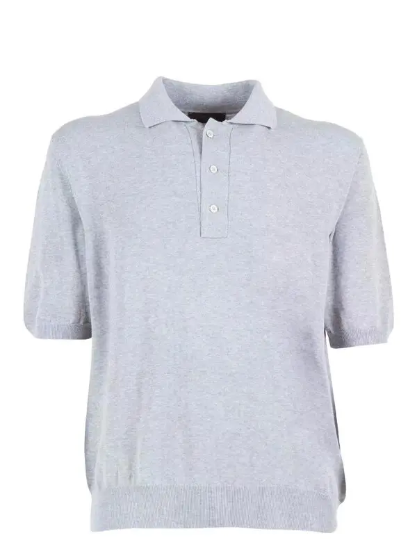 ZANONE Buttoned Polo Shirt - Grey