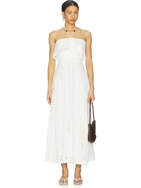 Heartloom Feli Halterneck Dress - White