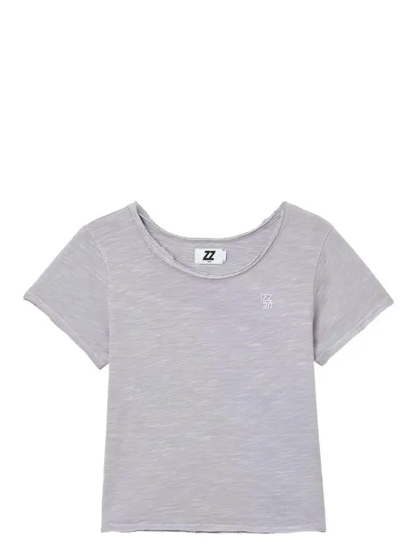 Izzue Scoop-neck T-shirt - Purple
