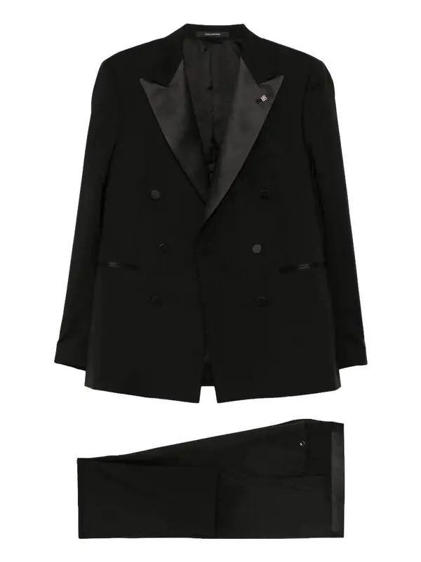 Tagliatore Double-breasted Suit - Black