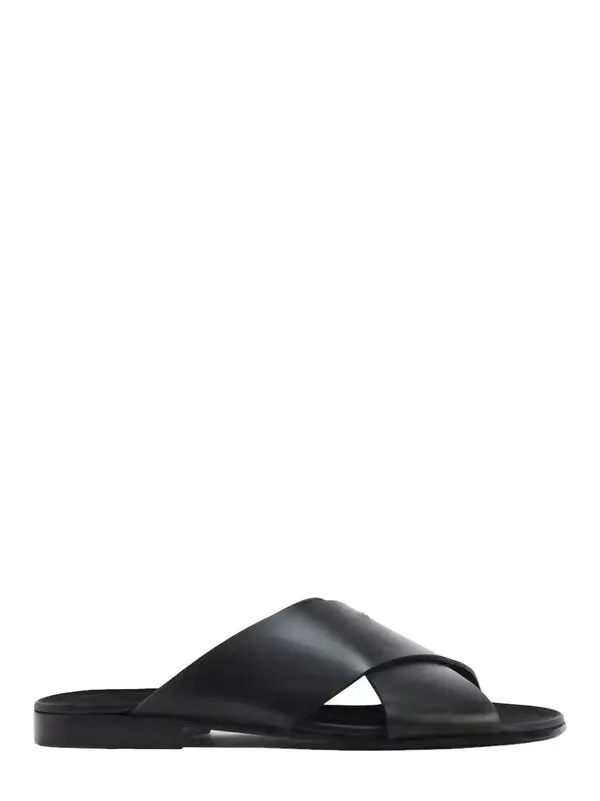 GIUSEPPE ZANOTTI Keanu Flat Sandals - Black