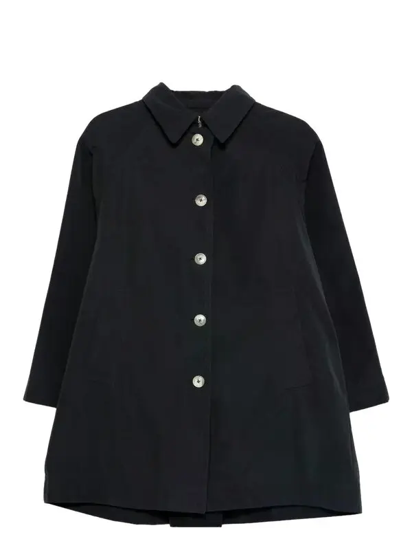 Herno Buttoned Coat - Blue