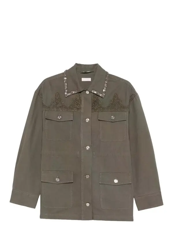 Liu Jo Embellished Jacket - Green