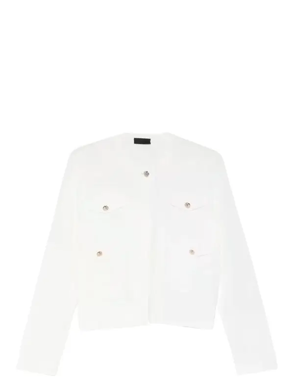Liu Jo Pocket Cardigan - White