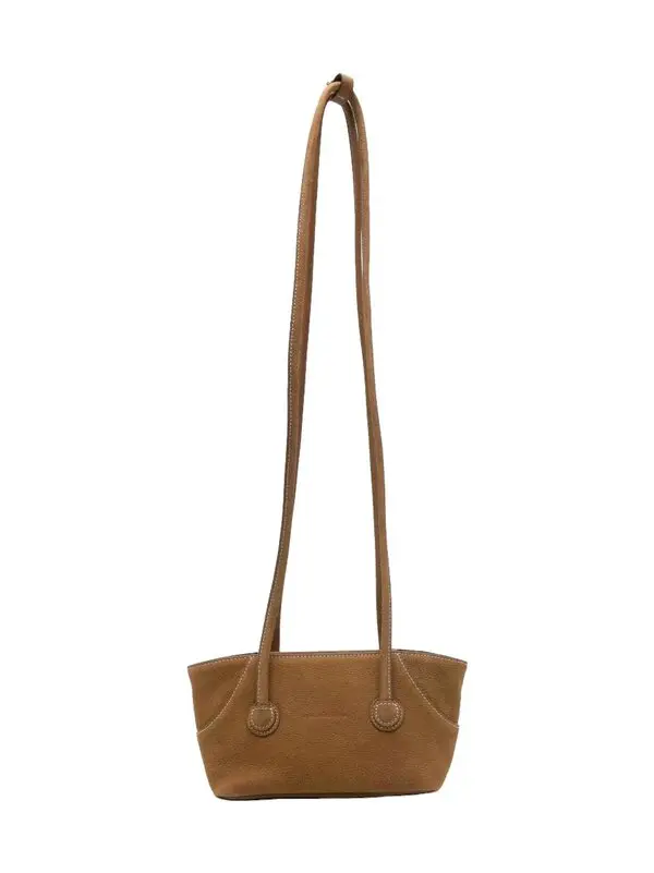 MARGESHERWOOD Topstitch Shopper Shoulder Bag - Brown