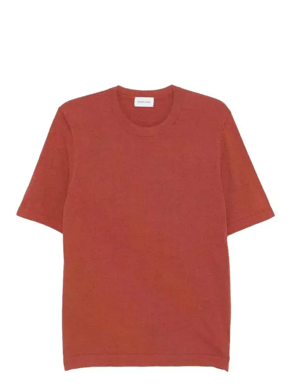 SCAGLIONE Round-neck T-shirt - Red