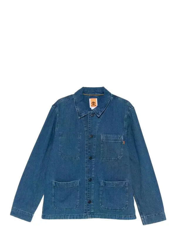 Timberland Button Pocket Shirt - Blue