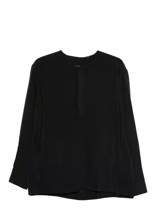 DANIELE ALESSANDRINI Buttoned Polo Shirt - Black