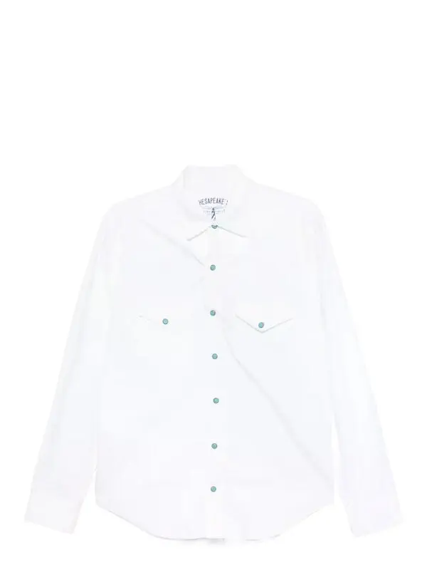 CHESAPEAKE'S Button Chest-pocket Shirt - White