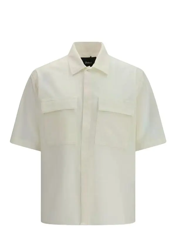 Herno Oversized Bowling Shirt - White