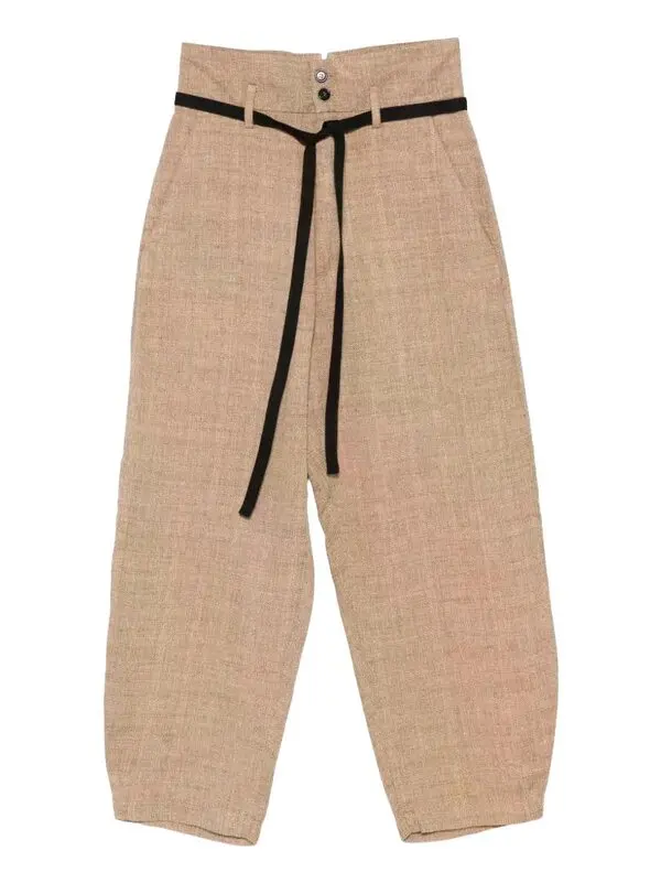 Barena Venezia Candiano Mozza Drawstring Trousers - Neutrals