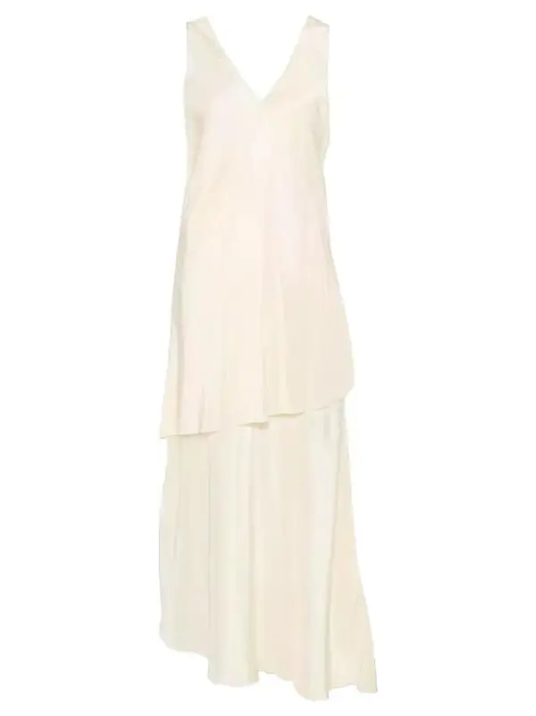 Barena Venezia Double-layer Midi Dress - Neutrals