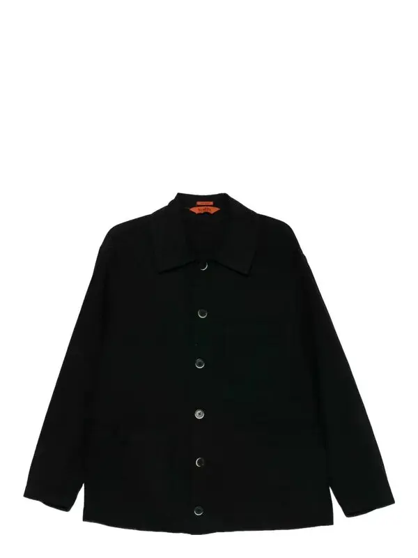 Barena Venezia Patch-pocket Button Overshirt - Black