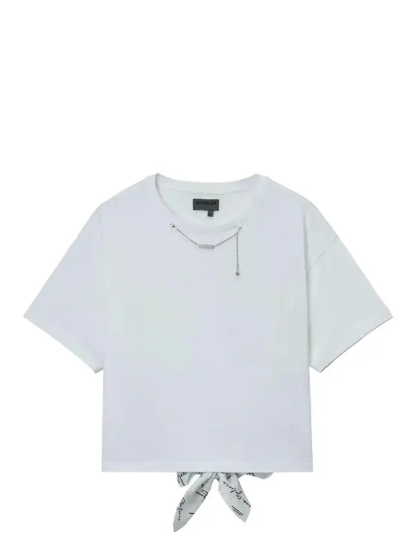 MUSIUM DIV. Chain-detail T-shirt - White