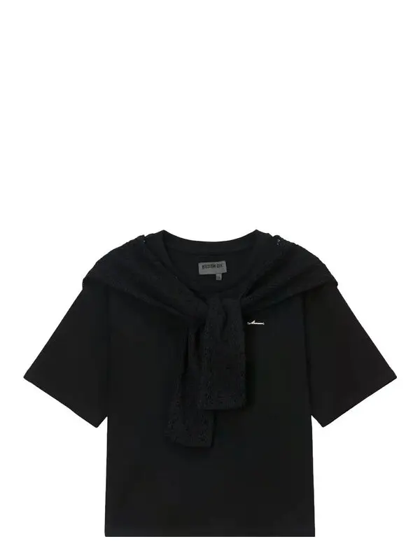 MUSIUM DIV. Layered T-shirt - Black
