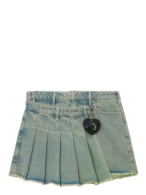 MUSIUM DIV. Frayed Hem Shorts - Blue