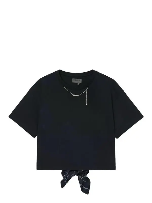 MUSIUM DIV. Chain-detail T-shirt - Black