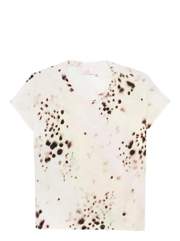 DEHA Dot-print T-shirt - Neutrals