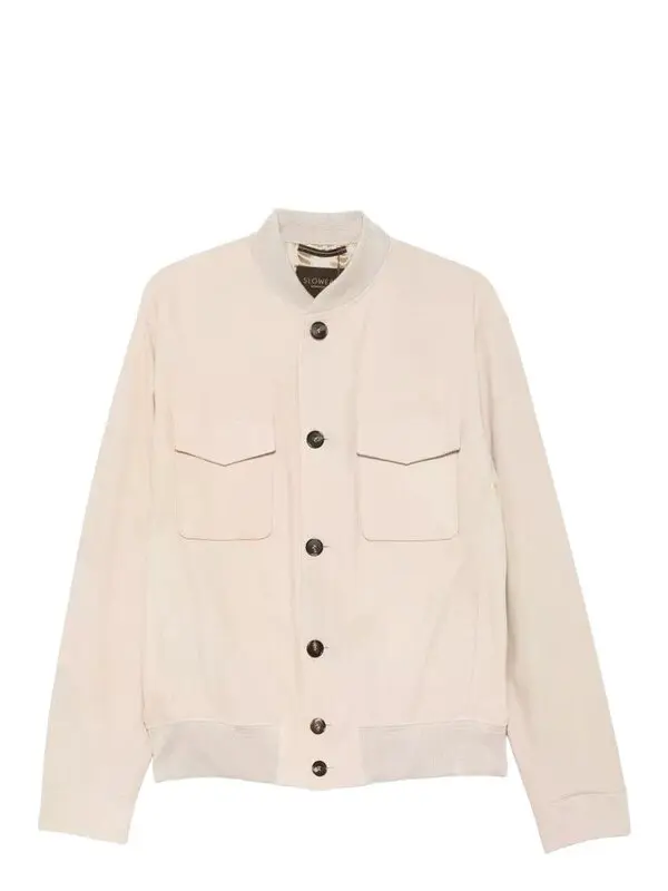 Montedoro Buttoned Pocket Coat - Neutrals