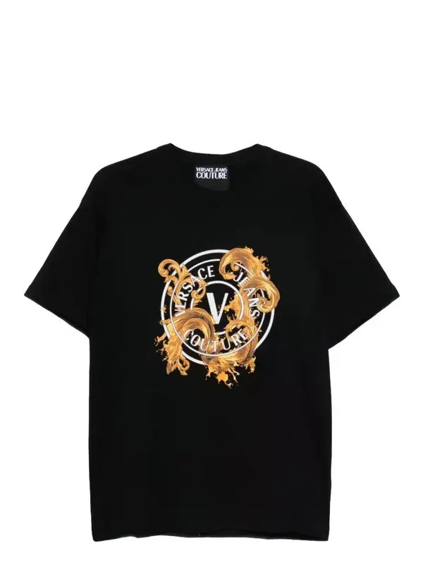 Versace Logo-printed T-shirt - Black