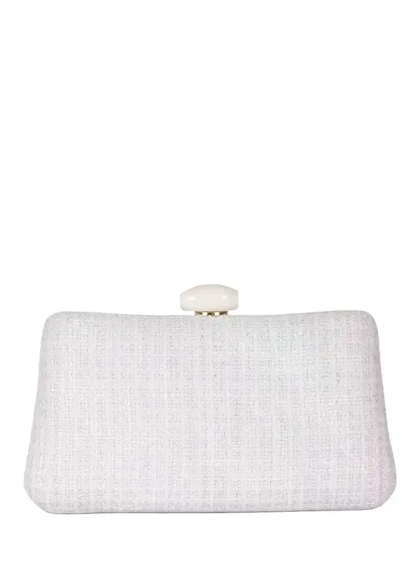 TWENTY FOURHAITCH Chain-strap Clutch - White