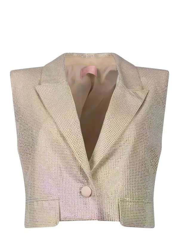 TWENTY FOURHAITCH Collared Single-breasted Jacket - Neutrals
