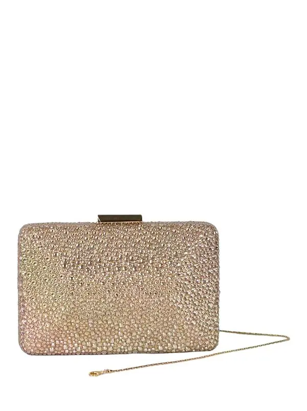 TWENTY FOURHAITCH Embellished Mini Bag - Gold