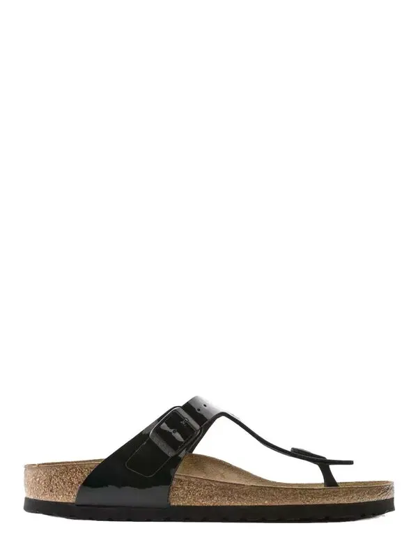 BIRKENSTOCK Gizeh Buckle-fastening Sandals - Black