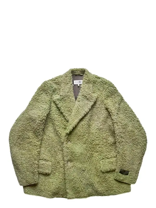 MAISON MARGIELA Hairy Fleece Blazer - Green
