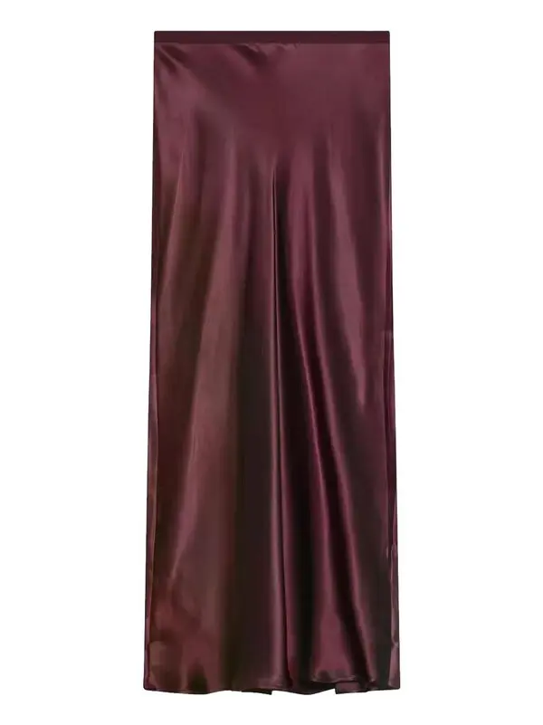 ANINE BING Silk Skirt - Red