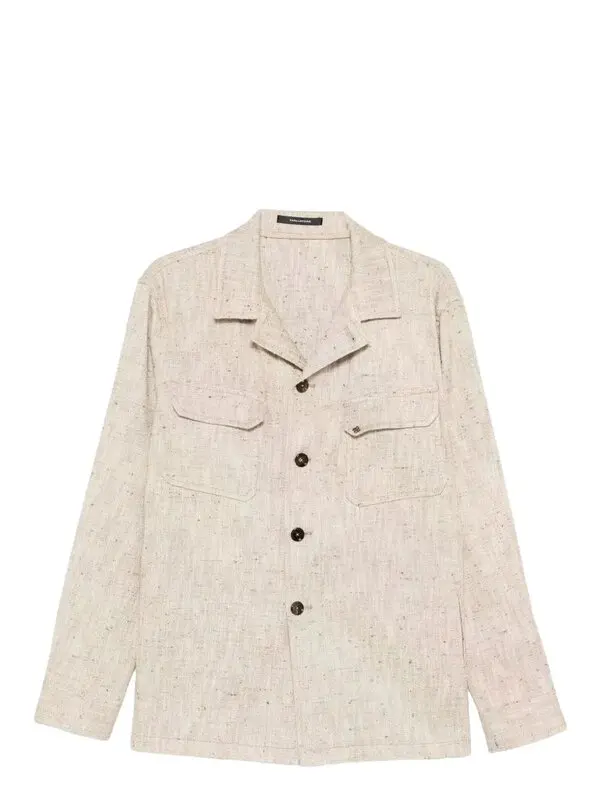 Tagliatore Button Pocket Shirt - Neutrals
